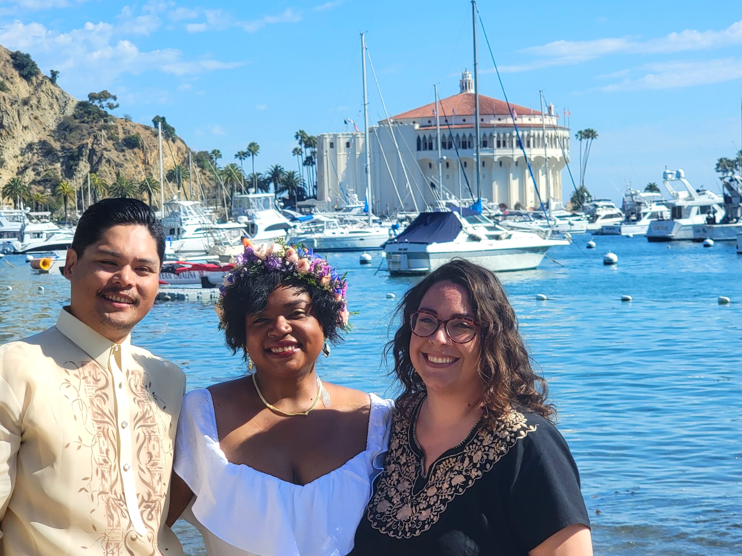 Cristy & Justin on Catalina Island - Let's Get Married by Marie