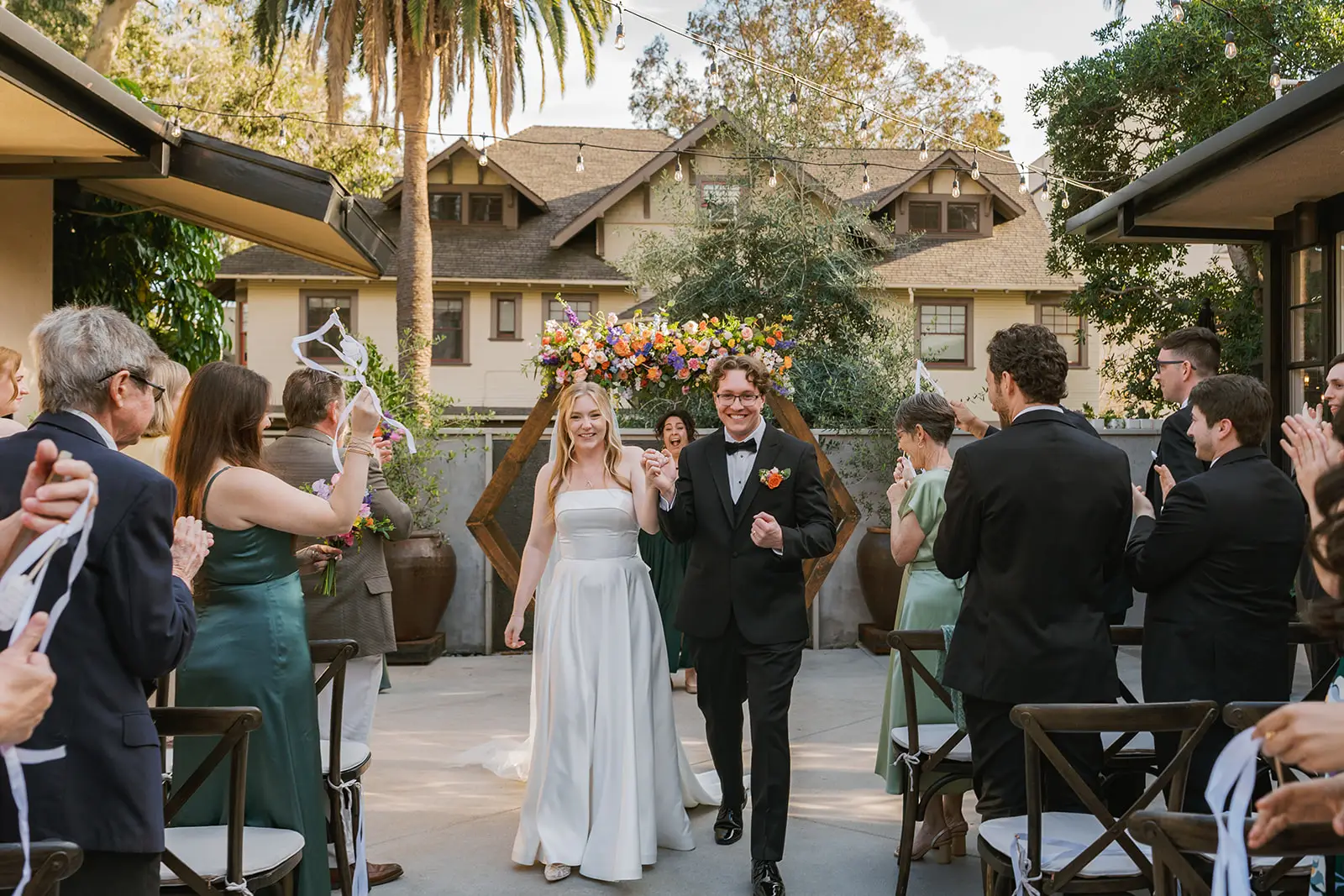 L & D Married at the University Club of Pasadena